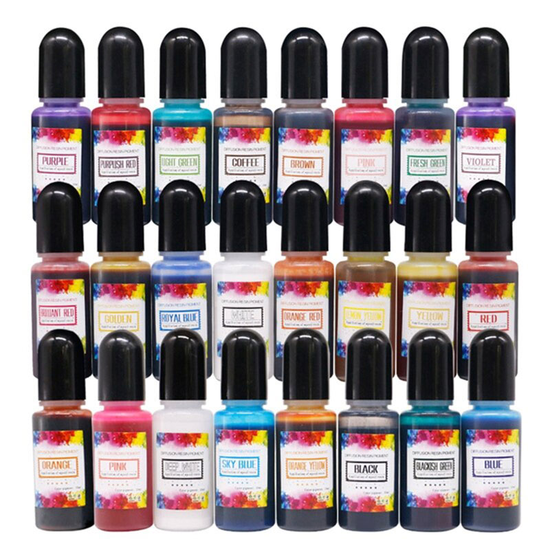 Resin art alcohol special 3d coloring set of 10ml x 24 colors