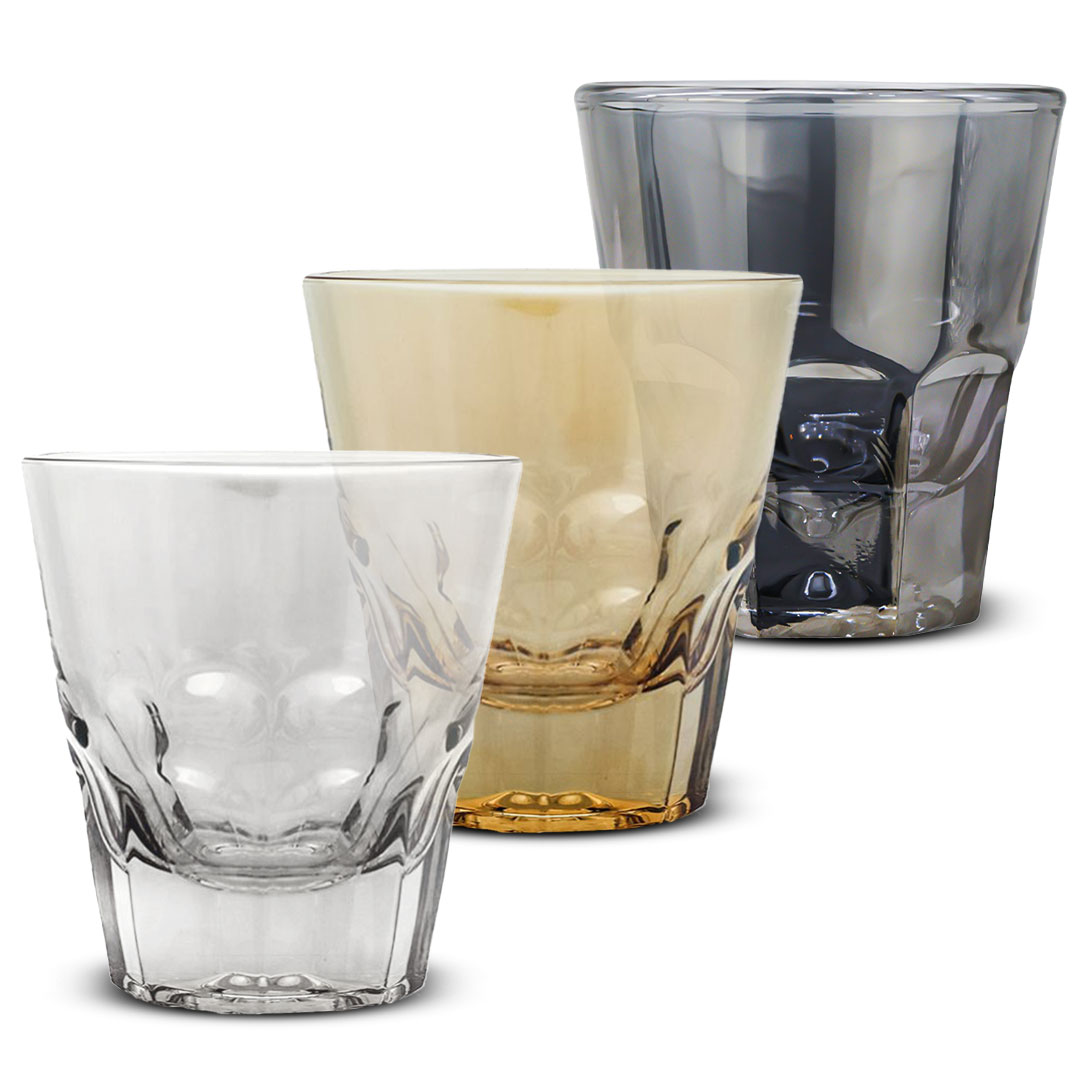 Coffee cortado glass cup 130ml multi-color