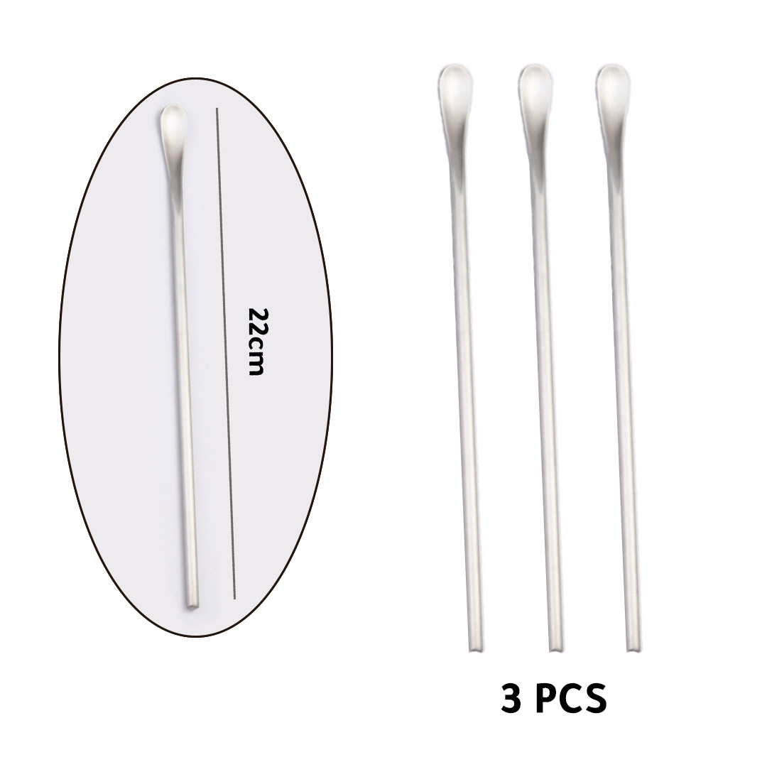 Coffee stainless steel spoon 22cm H-005