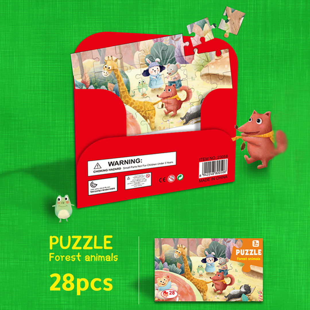 Toy mini jigsaw puzzle 28PCS -23058